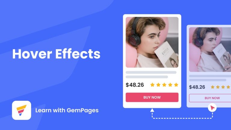 [GemPages v6] How To Create Hover Effect | GemPages Tutorial - GemPages Academy
