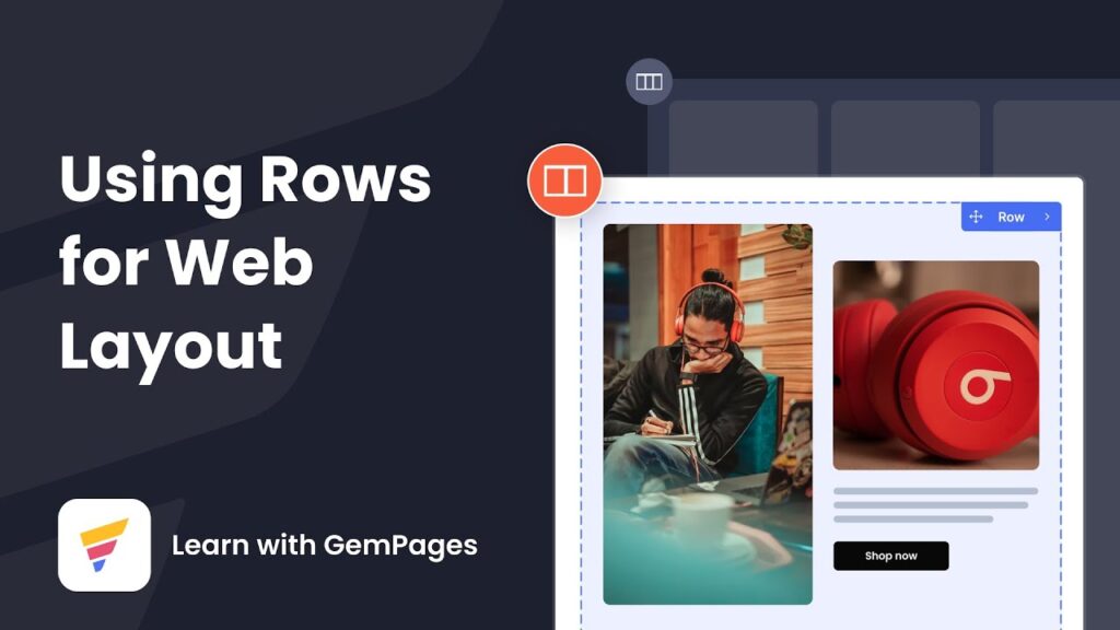 [GemPages v6] How To Use Rows Element For Web Design | GemPages Tutorial - GemPages Academy
