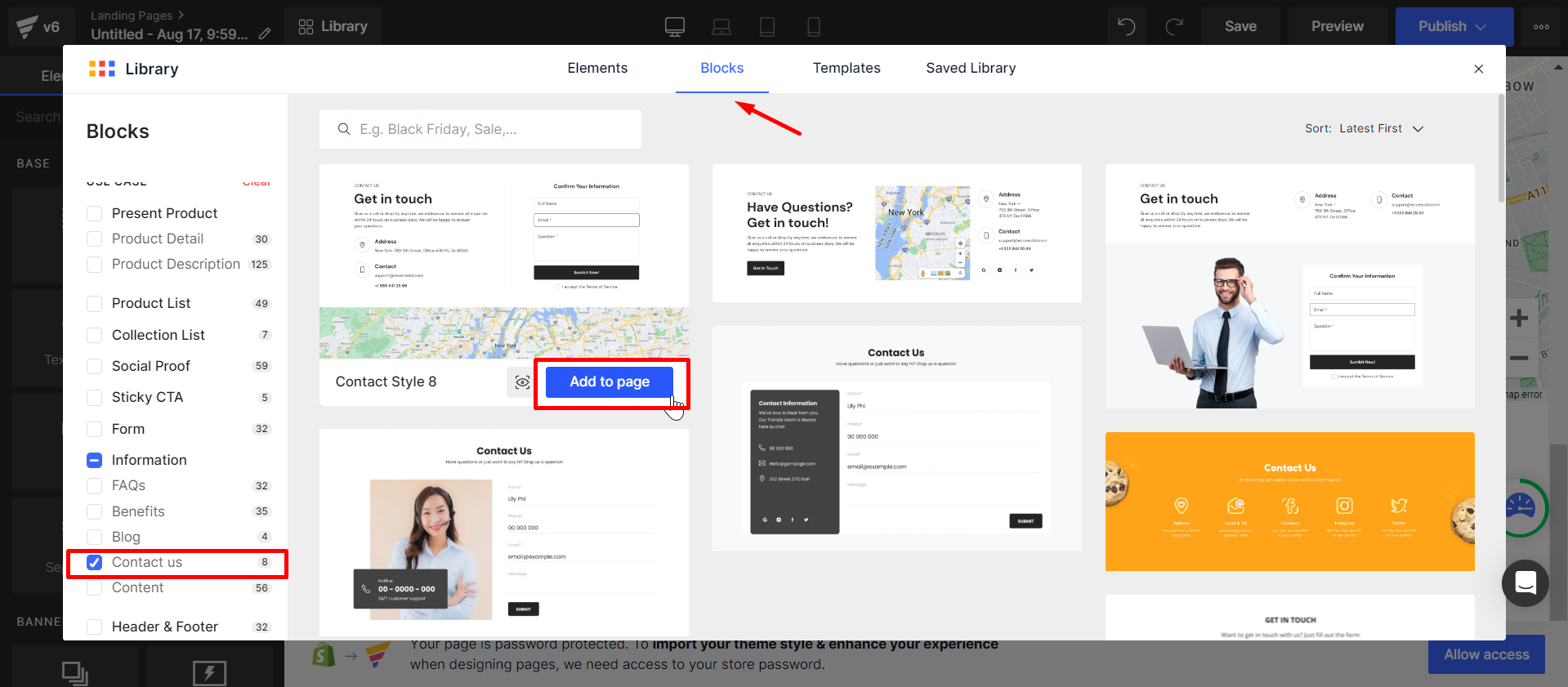 Create Contact Us Page with GemPages - GemPages Academy