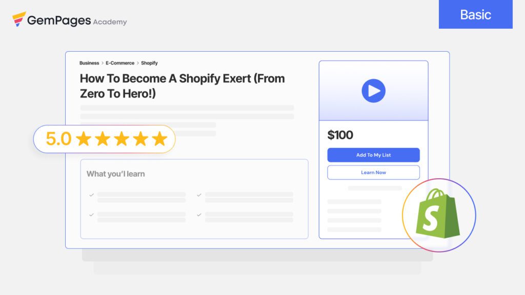 Top 10 Shopify Courses with Highest Review
